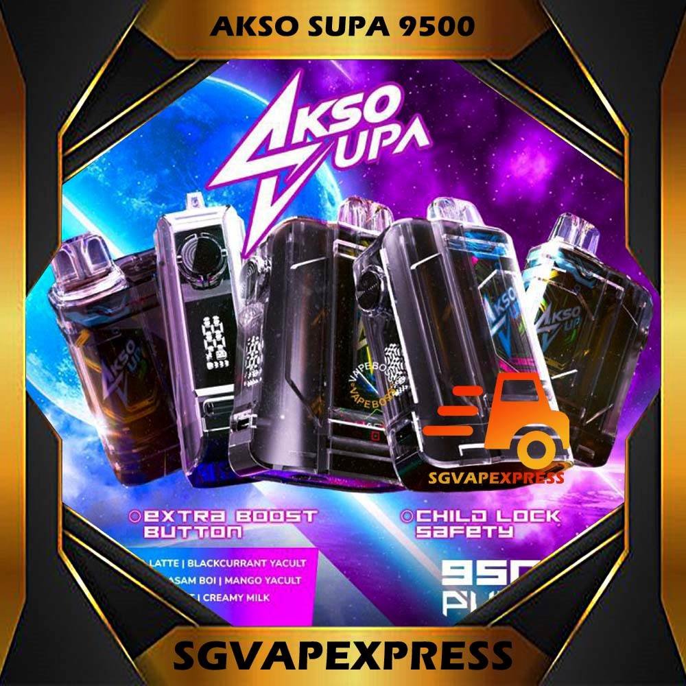 Akso Supa 9500 Puffs | Sgvapexpress
