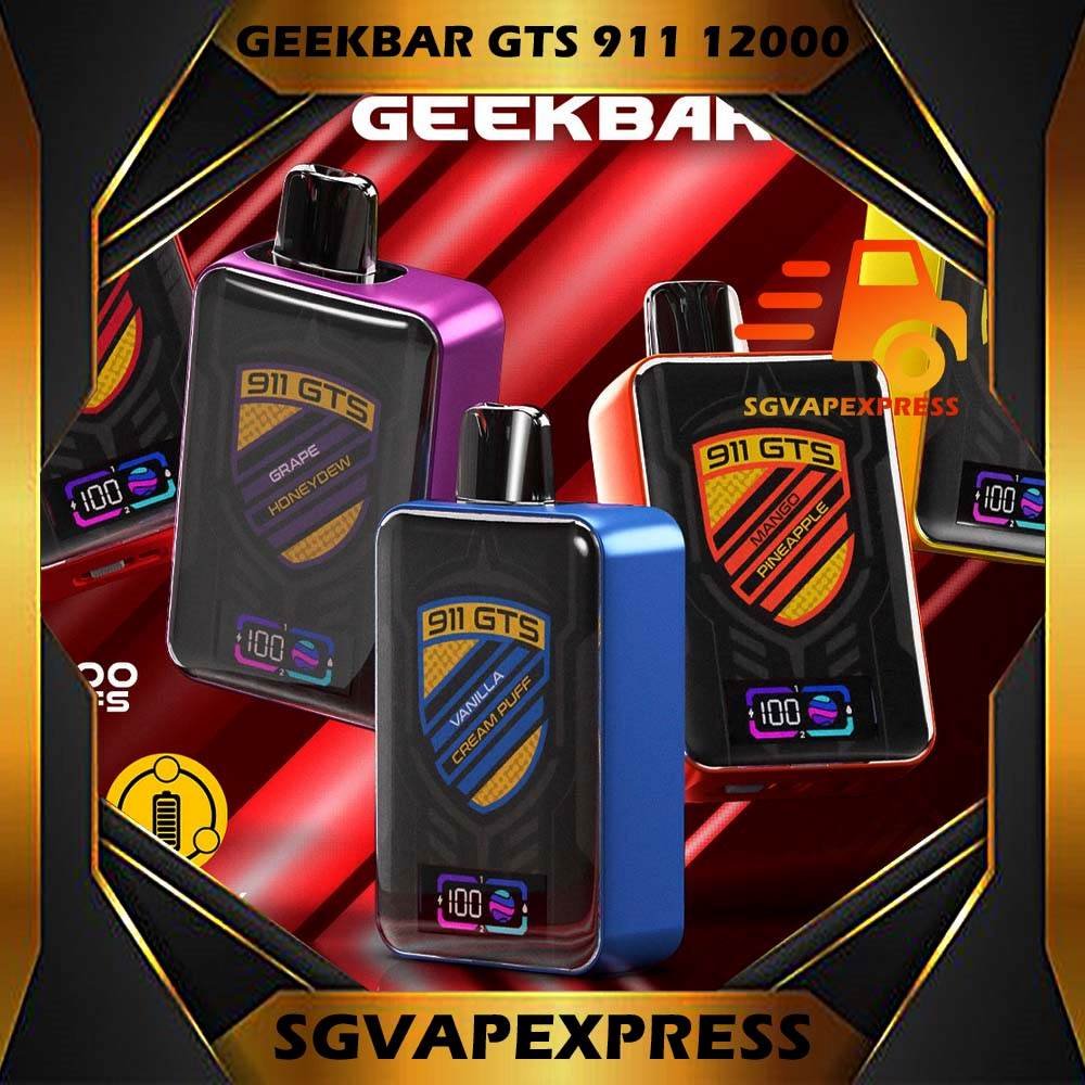 GEEK BAR GTS 911 12000 DISPOSABLE | SGVAPEXPRESS